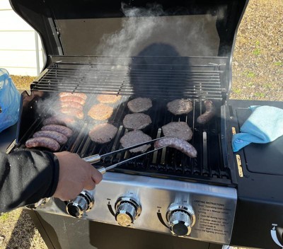 Grill Boss GBC1449M Outdoor BBQ 4 Burner Propane Gas Grill for Barbecue ...