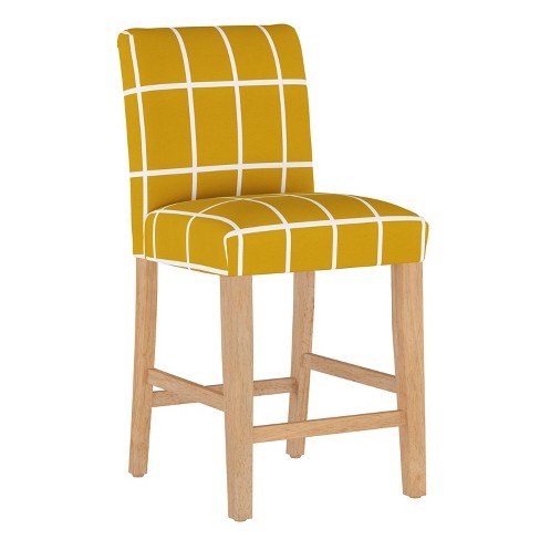 Skyline Furniture Hendrix Patterned Counter Height Barstool Rectangle ...