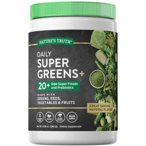 Nature's Truth Daily Super Greens Powder | 9.88 Oz : Target