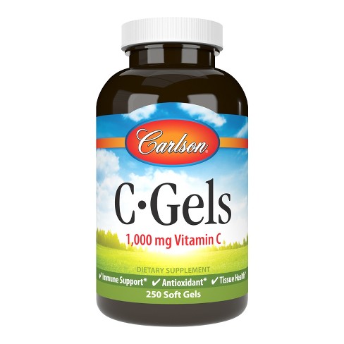 Carlson - C-gels, 1000 Mg, Vitamin C Softgels, Immune Support ...