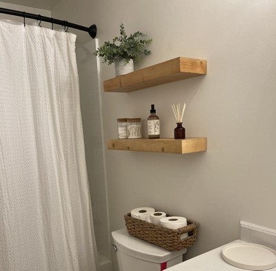 24" Floating Wood Shelf - Threshold™ : Target