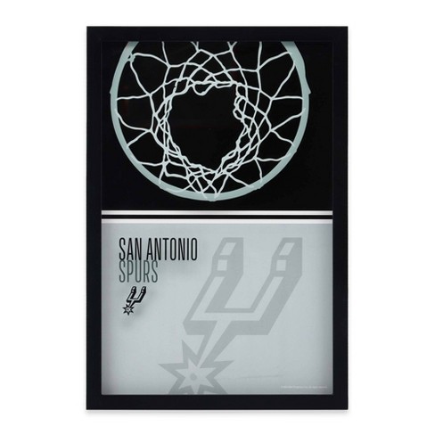 Nba San Antonio Spurs Print-on Glass Wall Sign : Target