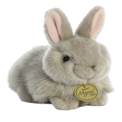 Aurora Medium Lop Eared Rabbit Miyoni Realistic Stuffed Animal Grey ...