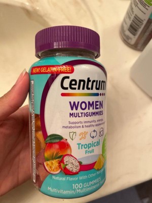 Centrum Women's Multivitamin Gummies - Tropical Fruit - 100ct : Target