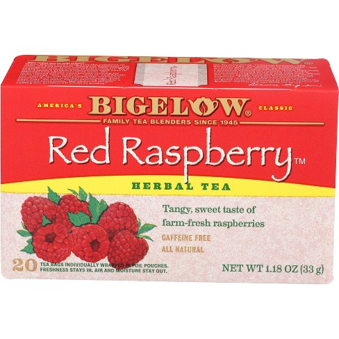 Bigelow Red Raspberry Herbal Tea - Case Of 6 - 20 Bags : Target