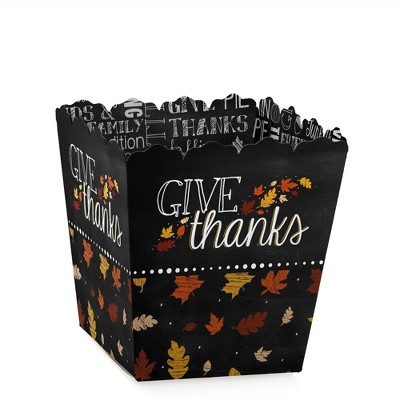 Big Dot Of Happiness Give Thanks - Party Mini Favor Boxes ...