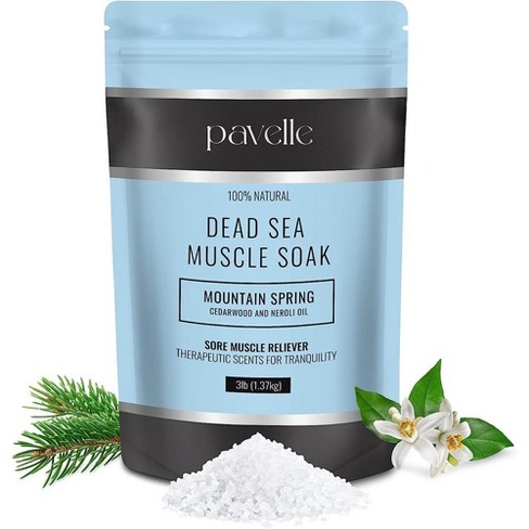 Pavelle Magnesium Dead Sea Salts For Soaking Muscles - Mountain Spring ...