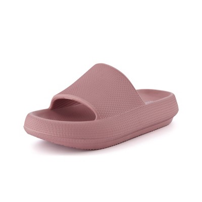 Cushionaire Feather Slides – Comfortable Cloud Cushion House Slippers ...