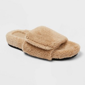 Women's Kara Faux Fur Slide Slippers - Wild Fable™ : Target