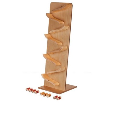 Hey! Play! Kids Deluxe Wooden Train Set With Play Mat : Target