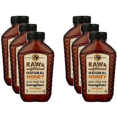 Desert Creek Honest Raw Honey - Case Of 6 - 22 Oz : Target