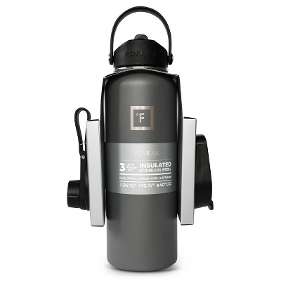Iron Flask 40oz Stainless Steel Wide Mouth Water Bottle With Plastic ...