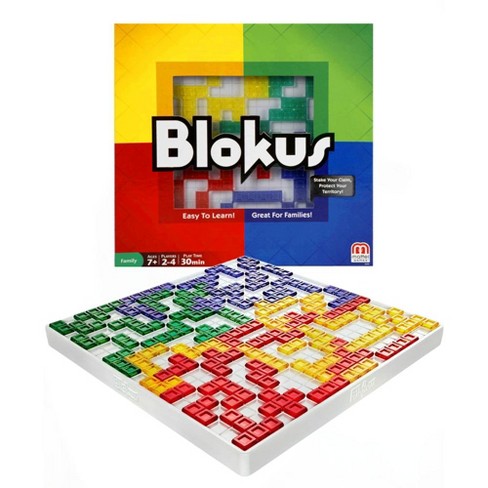 Mattel Board Games - Classic Blokus Mini Colorful Tiles For Family Fun ...