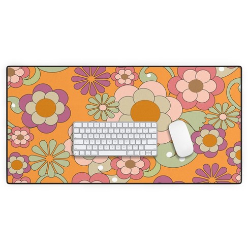Mirimo Nostalgic 70s In Orange Desk Mat - Deny Designs : Target
