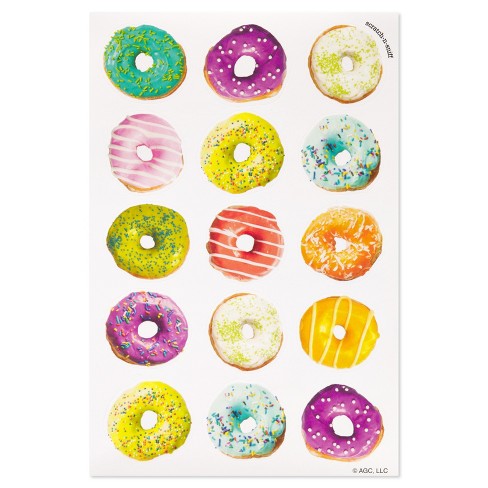 30ct Scratch And Sniff Donut Stickers: Scented Kids Stickers By Carlton ...