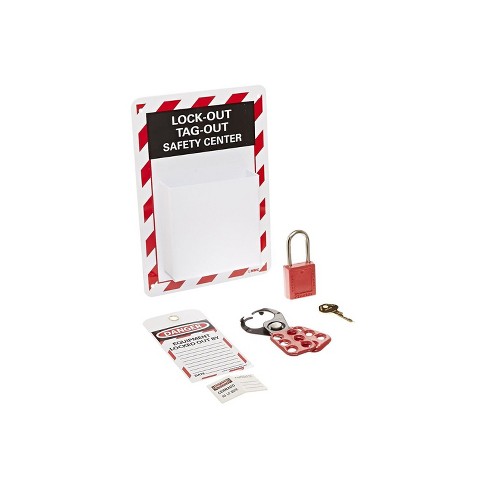 National Marker Lockout Center Micro Equipped Information Sign Mclo1 ...