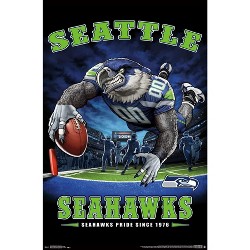 Trends International Nfl Seattle Seahawks - End Zone 17 Unframed Wall ...