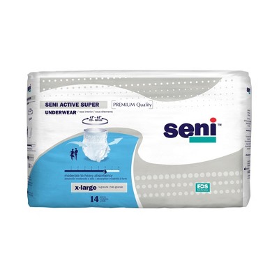 Seni Active Classic Plus Underwear, Moderate Incontinence, Unisex ...