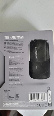 Manscaped The Handyman Compact Face Shaver, Portable Skinsafe Men's ...