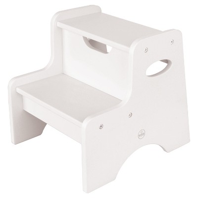 Kidkraft Two Kids' Step Stool White: Mdf Toddler Stool, 2 Rungs, 150 Lb ...