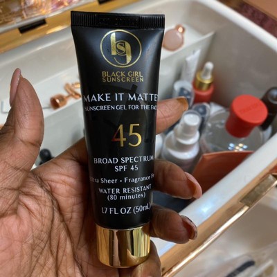 Black Girl Sunscreen Make It Matte Sunscreen - Spf 45 - 1.7 Fl Oz : Target