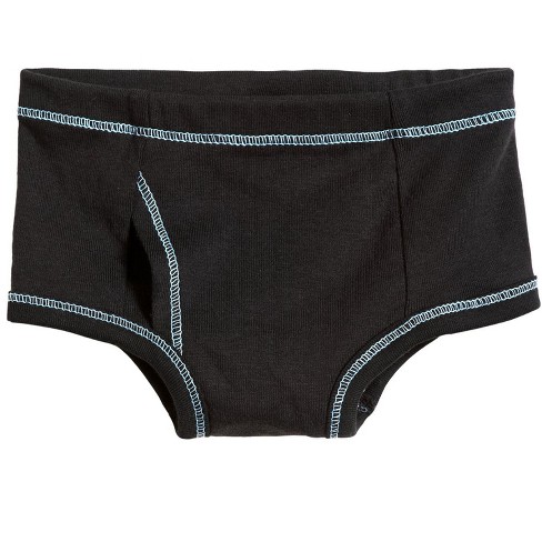 City Threads Usa-made Boys Soft Cotton Briefs | Black - 5y : Target