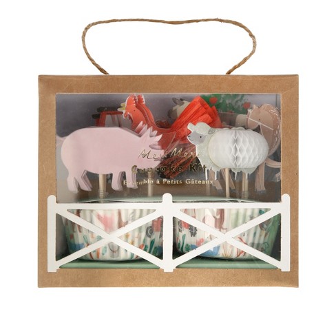 Meri Meri On The Farm Cupcake Kit (pack Of 24) : Target