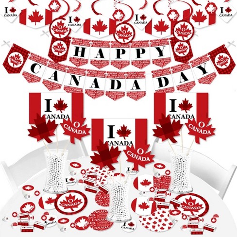 Big Dot Of Happiness Canada Day Canadian Party Supplies Banner Decoration Kit Fundle Bundle Target