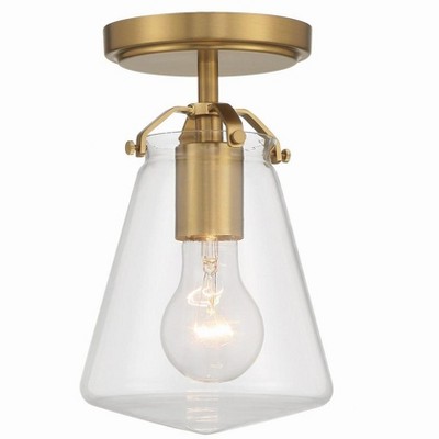 Crystorama Lighting Voss 1 - Light Semi-flush Mount In Luxe Gold : Target