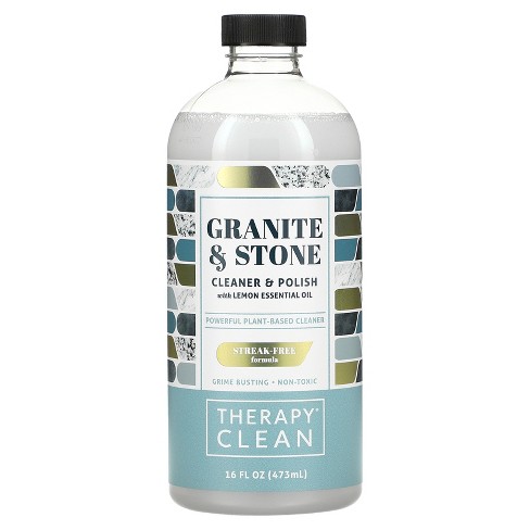 Therapy Clean Granite & Stone, Cleaner & Polish With Lemon Essential ...
