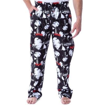Death Note Anime Cartoon Mens Black Lounge Wear Sleep Pajama Pants : Target