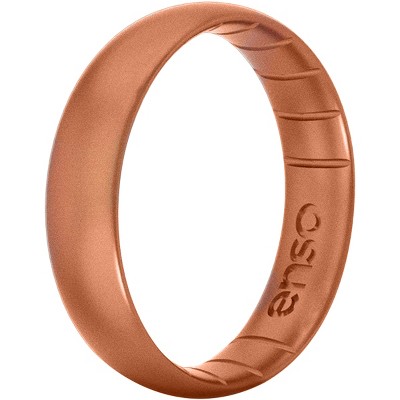Enso Rings Thin Elements Series Silicone Ring - Copper - 5 : Target
