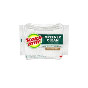 Scotch-brite Greener Clean Non-scratch Scrub Sponges : Target
