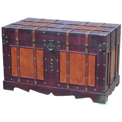 Vintage Storage Chest, Decorative Wooden Trunk, And Keepsake Box ...