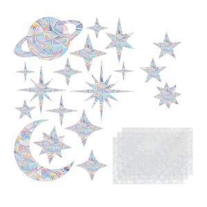 Unique Bargains Prism Window Decal Anti-Collision Sticker Rainbow ...
