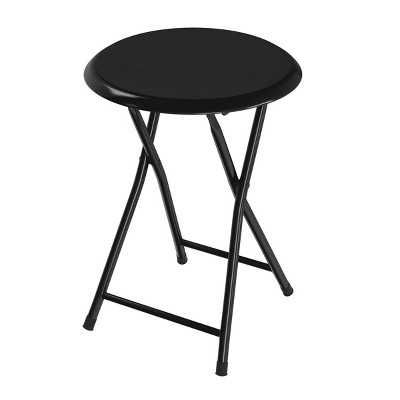 Hastings Home 18-inch Padded Portable Folding Stool Stool With 300lb ...