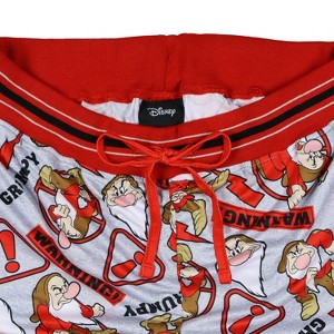 Disney Men's Snow White Allover Grumpy Warning Design Adult Lounge ...