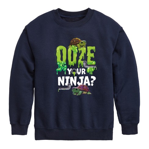 Teenage Mutant Ninja Turtles Mutant Mayhem Ooze Your Ninja Graphic Long Sleeve Fleece Sweatshirt ...