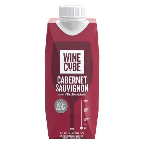 Cabernet Sauvignon Red Wine - 500ml Carton - Wine Cube™ : Target