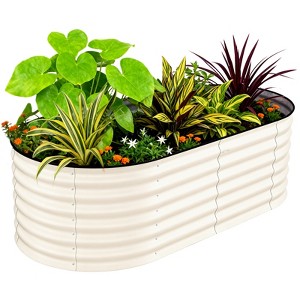 Rust-Resistant Galvanized Raised Garden Bed Outdoor Planter Box – Easy ...