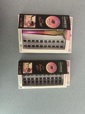 Kiss Impress Press-on Falsies No-glue False Eyelash Clusters Kit ...