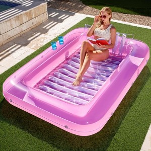 85" X 57" Extra Large Sun Tanning Tub For Adults, Pool Floats And Raft ...