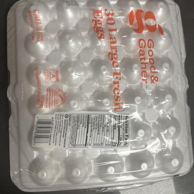 Grade A Large Eggs - 30ct - Good & Gather™ (packaging May Vary) : Target