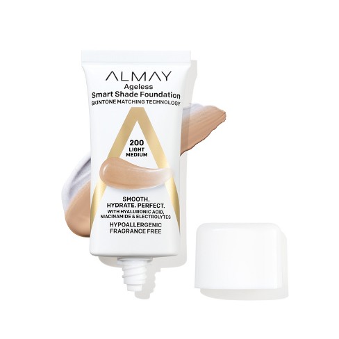 Almay Smart Shade Ageless Foundation - 200 Light Medium - 1 Fl Oz : Target