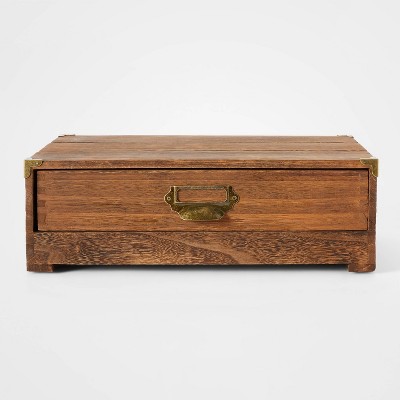 Wood Monitor Stand with Drawer – Threshold™ – Target Inventory Checker ...