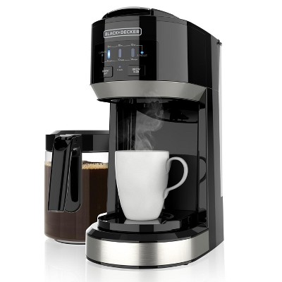 Black+decker Dual Brew 14-cup Carafe Single Serve Coffee Maker : Target