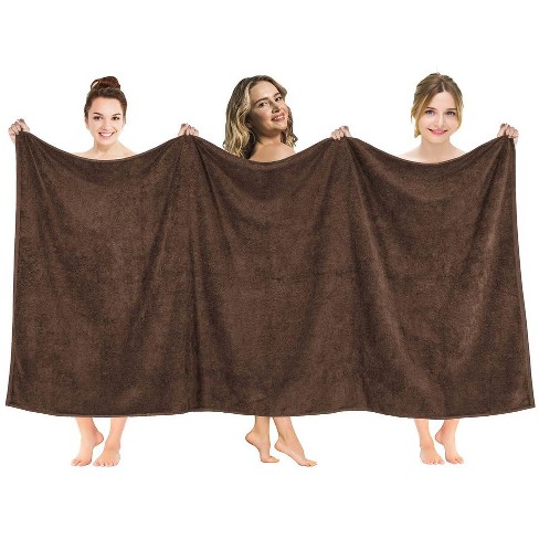 American Soft Linen 100% Cotton Oversized Bath Sheet, 40 In By 80 In ...