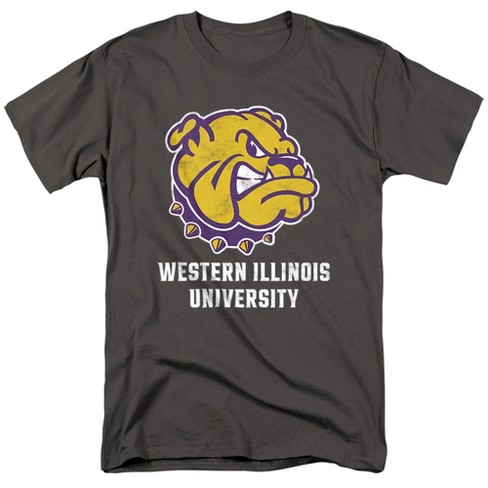 Western Illinois University Official Distressed Primary Unisex Adult T ...