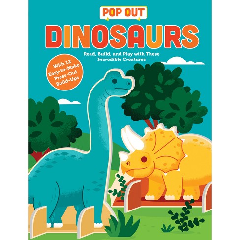 Pop Out Dinosaurs - (pop Out Books) By Duopress Labs (board Book) : Target