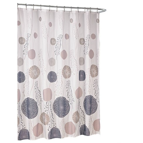 Cirque Fabric Shower Curtain - Moda At Home: Polyester, Botanical ...